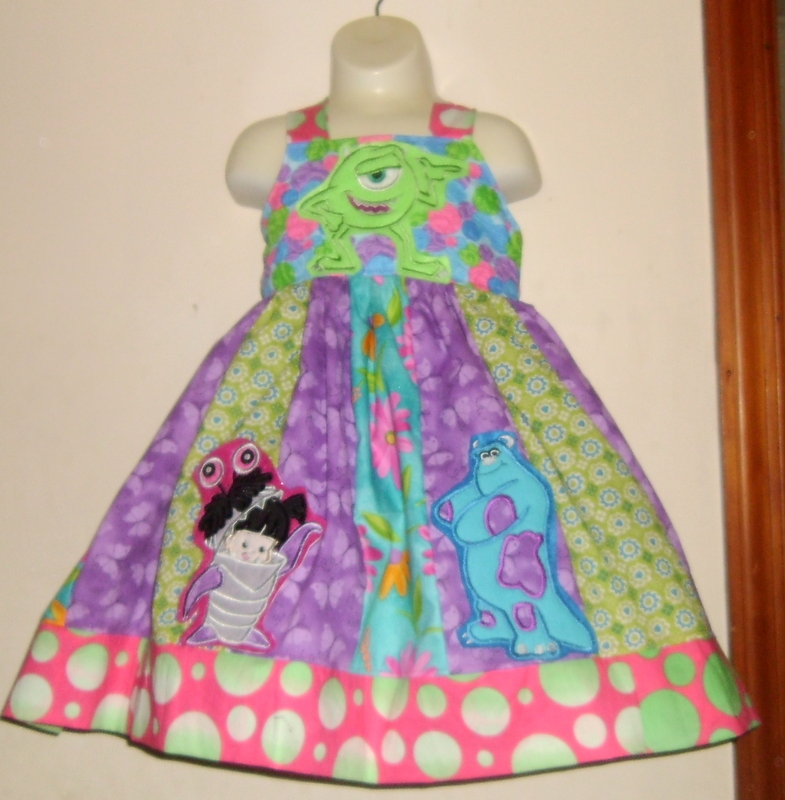 Monster Inc Knot Dress on Luulla